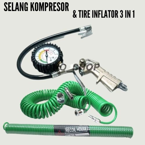 Jual PAKET KOMPRESOR 3IN1!! YUKIDO Alat Pengisi Angin 3 In 1 Tire ...