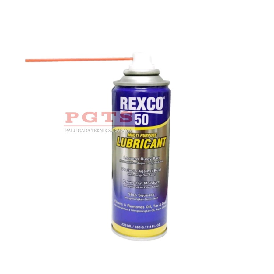 Jual Rexco 50 Lubricant 220ml Anti Karat / Rexco Pelumas Serba Guna 220 ...