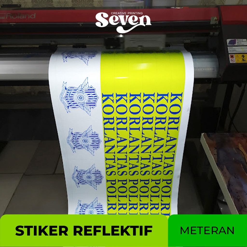 Jual Cetak Stiker Scotlite / Reflektif Meteran + Laminating + Cutting ...