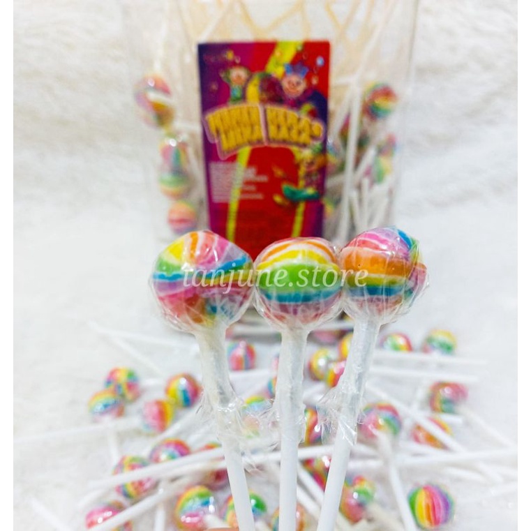 Jual permen lollipop 3pcs / Permen lolipop warna warni / Permen Aneka ...