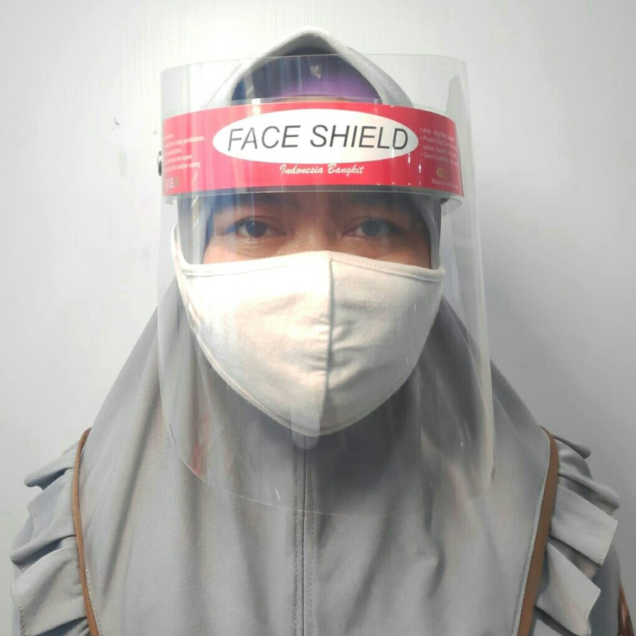 Jual face shield/face shield custom/ faceshield kesehatan | Shopee Indonesia