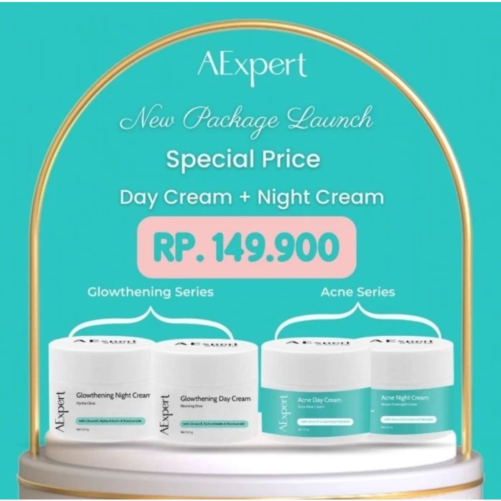 Jual PAKET AEXPERT ( DAY & NIGHT CREAM ONLY ) | Shopee Indonesia