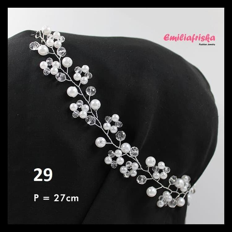 Jual Berkualitas Hiasan Sanggul Bunga Mewah Headpiece Lentur Hijab ...