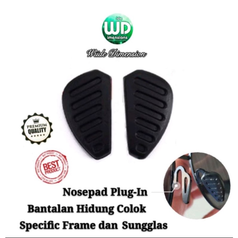 Jual Nose Pad Plug In Nosepad Bantalan Hidung insert Kacamata Specific ...