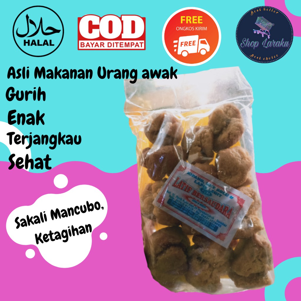 Jual KUE GORENG BUNGA BULAT MAKANAN TRADISIONAL PRODUKSI MINANG KHAS ...