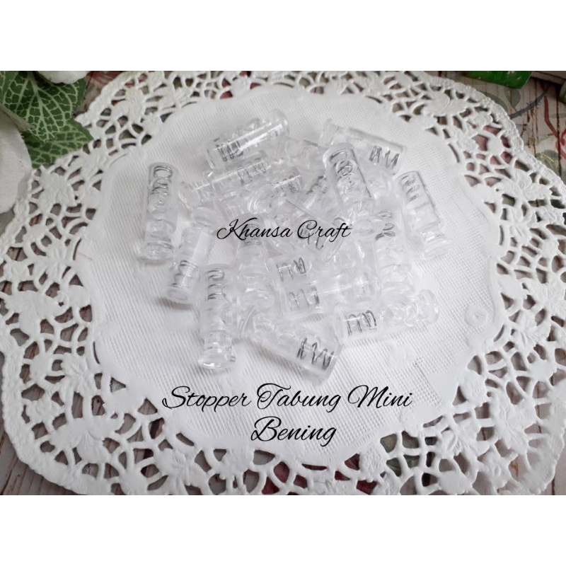 Jual (10pcs)Stopper Tabung Bening | Shopee Indonesia