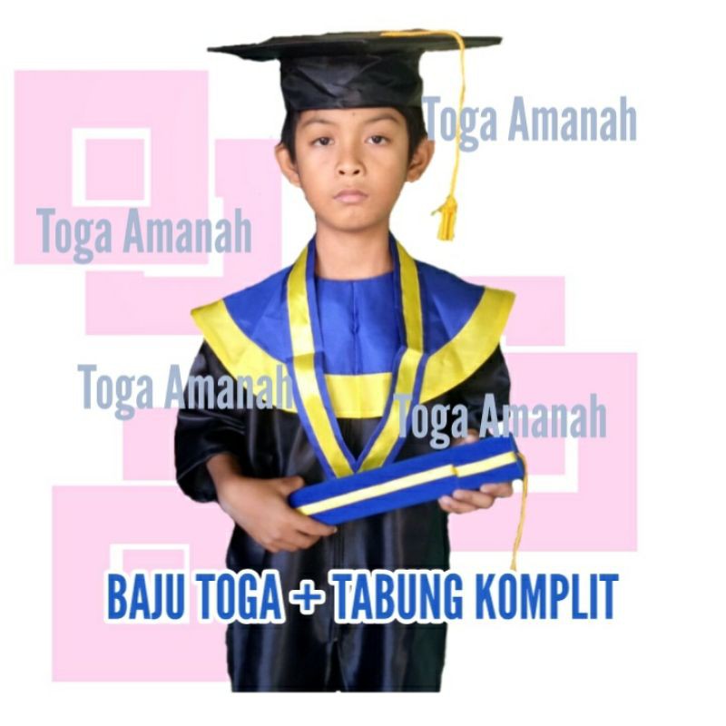 Jual BAJU WISUDA KOMPLIT/ BAJU TOGA KOMPLIT PLUS TABUNG | Shopee Indonesia