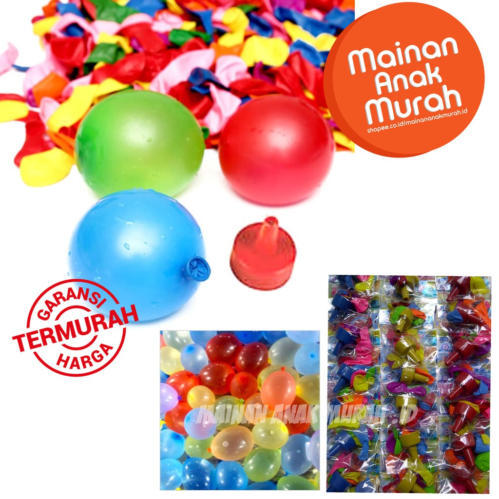 Jual Mainan Edukasi Balon Air / Water Balloon / Water Boom Ballon Fancy ...