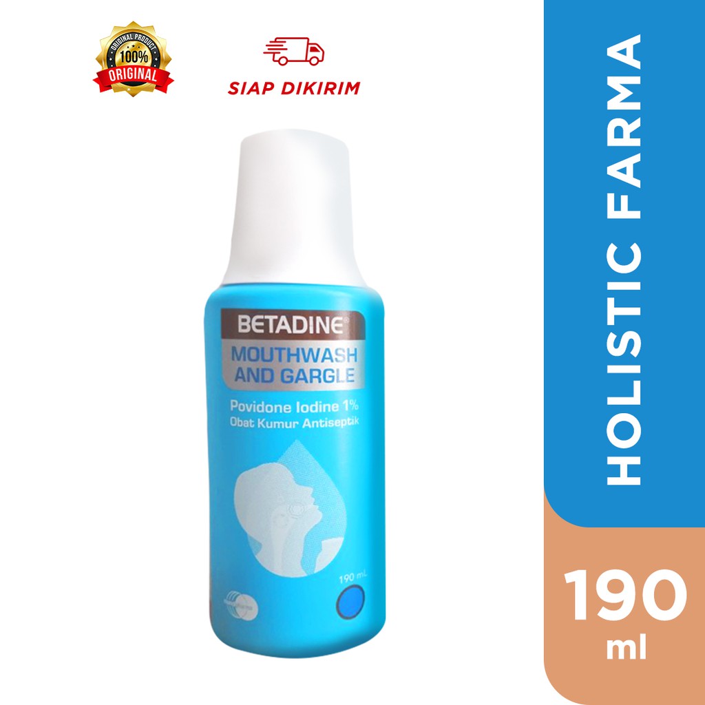 Jual Betadine Mouthwash & Gargle 190 ML - Obat Kumur Betadin | Shopee Indonesia