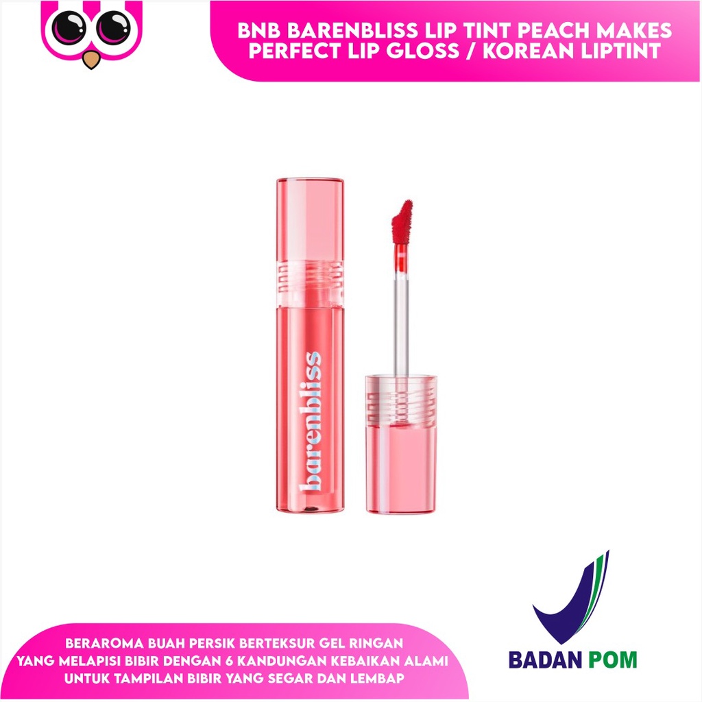 Jual Bnb Barenbliss Lip Tint Peach Makes Perfect Lip Gloss / Korean ...