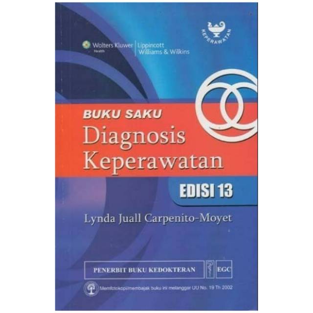 Jual ORIGINAL Buku Saku Diagnosis Keperawatan Edisi 13 - Lynda Juall Carpenito | Shopee Indonesia