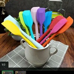 Jual Spatula Silicone Mini Kecil Pengasuk Masak Kuat Tahan Panas ...