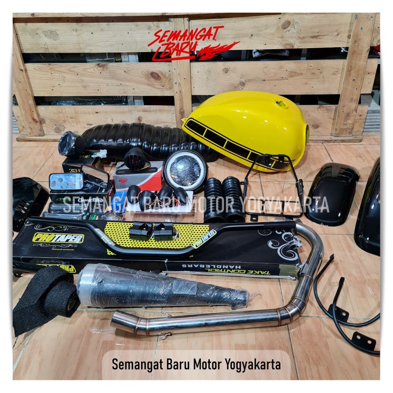 Jual SPAREPART CUSTOM JAPSTYLE MEGAPRO TIGER SCORPIO THUNDER125 BYSON ...