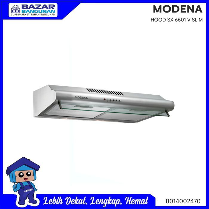Jual Modena - Cooker Slim Hood / Penghisap Asap Kompor Sx 6501 V / Sx6501V | Shopee Indonesia