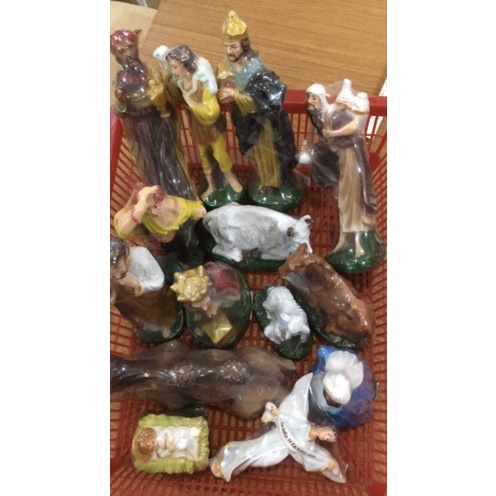 Jual Patung Set Natal 20 cm PREMIUM / Patung Gua Natal PREMIUM QUALITY ...