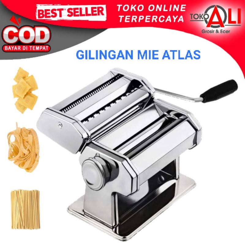 Jual Gilingan mie NAGAKO ATLAS gilingan pastel pasta maker | Shopee ...