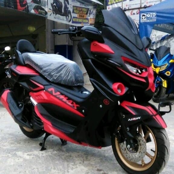 Jual fullbody yamaha nmax predator v2 hitam doff merah harga pabrik ...