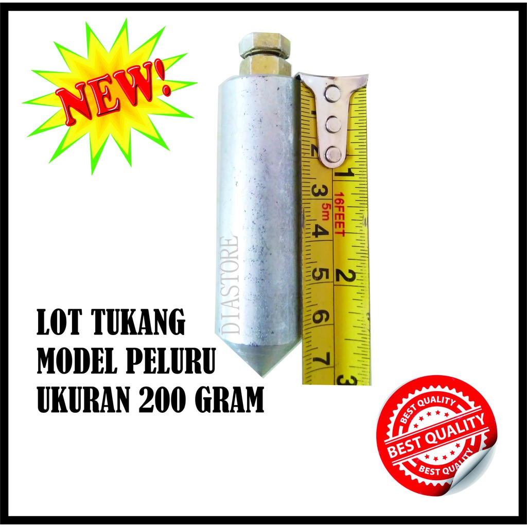 Jual lot tukang 200 gram warna putih unting bandul bandut lot tali ...