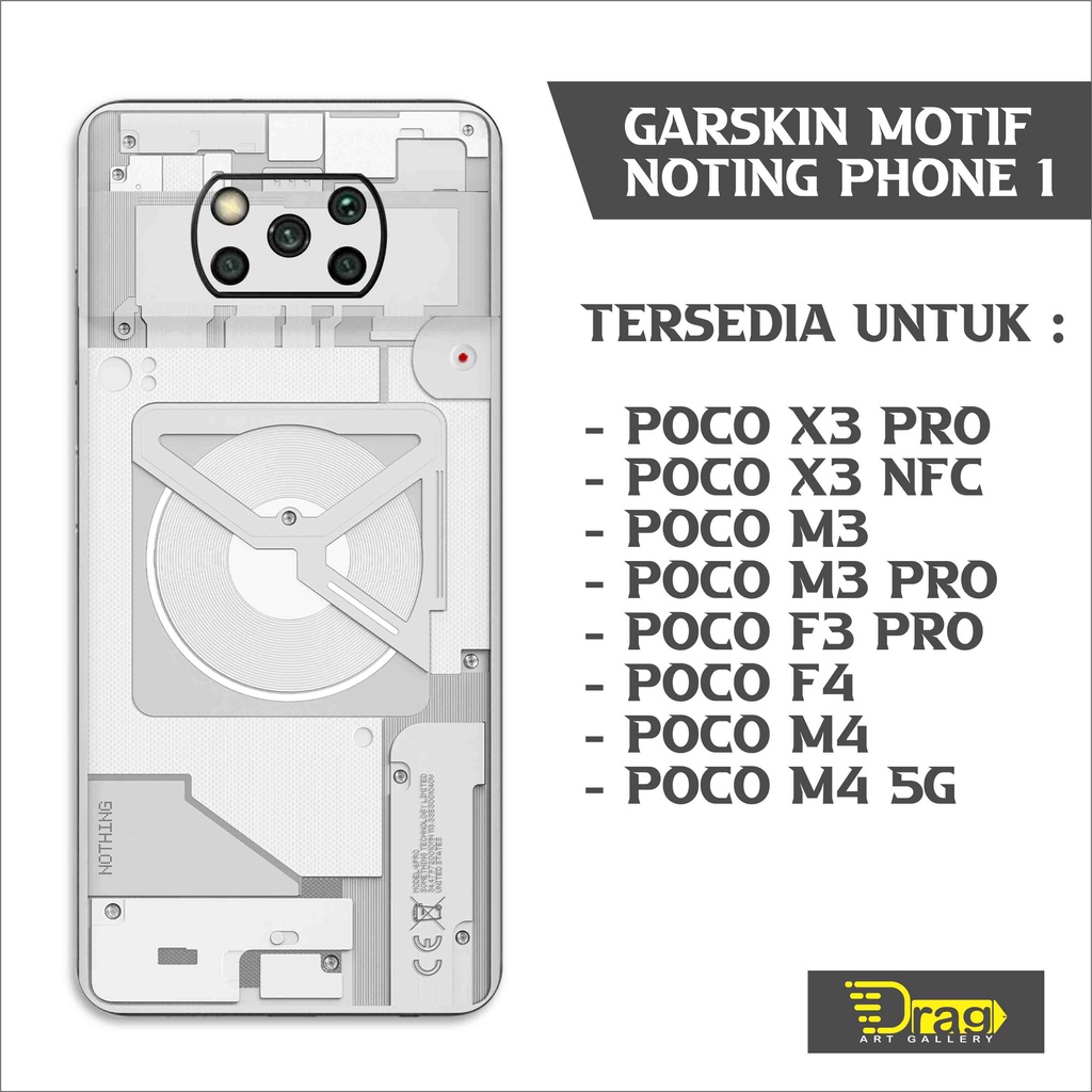 Jual Nothing Phone Skin Garskin Poco M3 M4 X3 F3 F4 Pro NFC 5G | Shopee ...