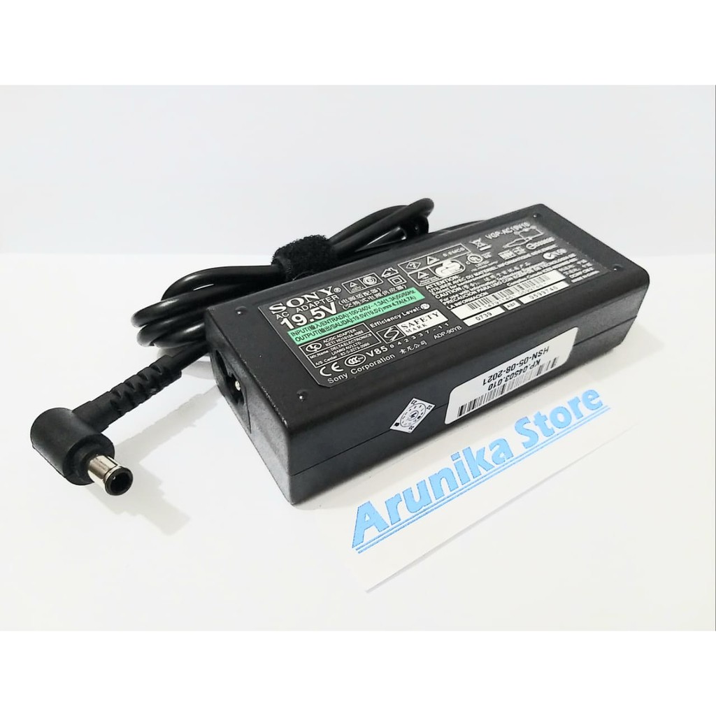 Jual ADAPTOR CHARGER LAPTOP SONY VAIO 19.5V 4.74A TV SONY | Shopee ...