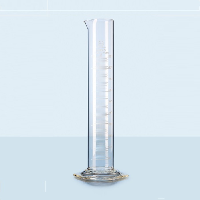 Jual DURAN Gelas ukur 500 ML Measuring cylinder silinder ukur kaca ...