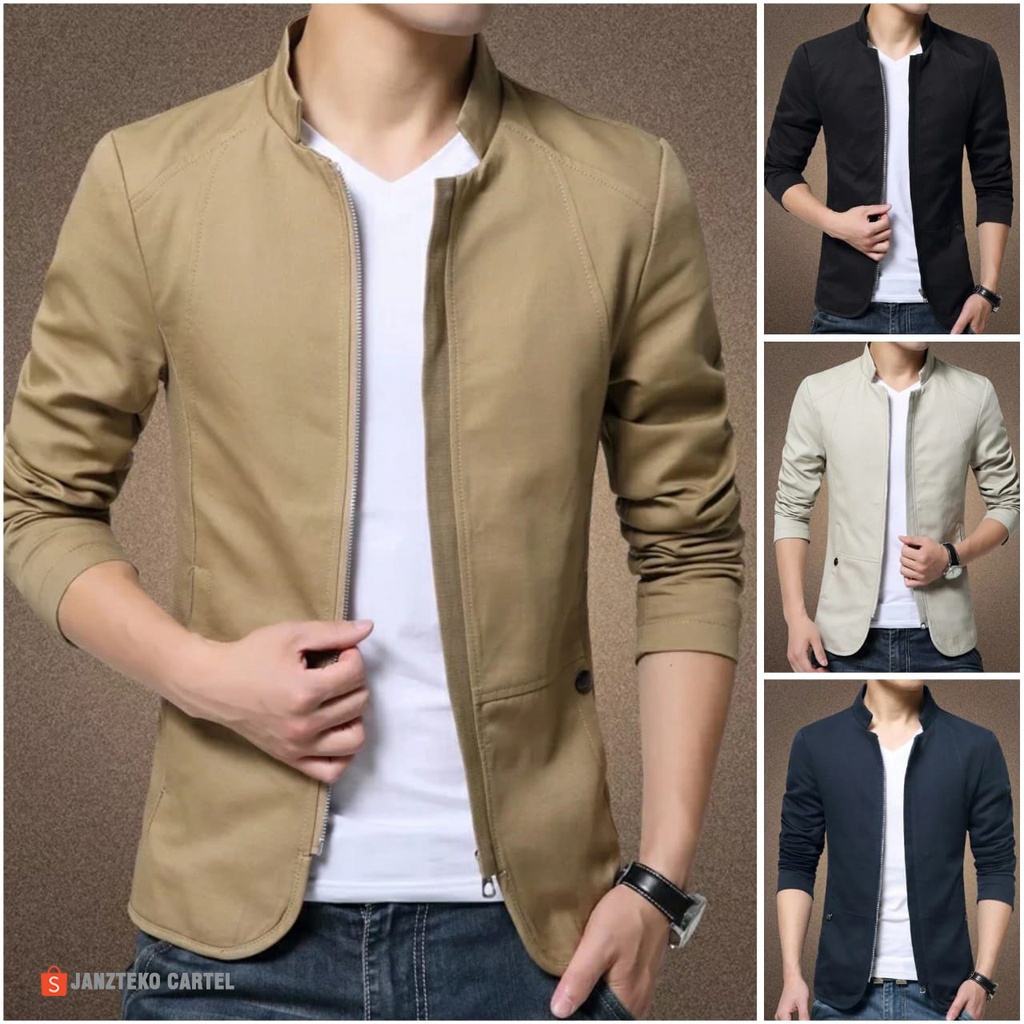 Jual JNK x OCEAN - Jaket Blazer Pria Bahan Katun Twill Tebal Original ...