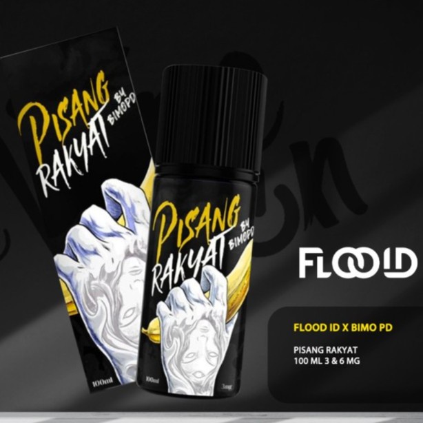 Jual PISANG RAKYAT LIQUID 100ML 3MG 6MG BY FLOOD.ID X BIMO PD PICKY ...