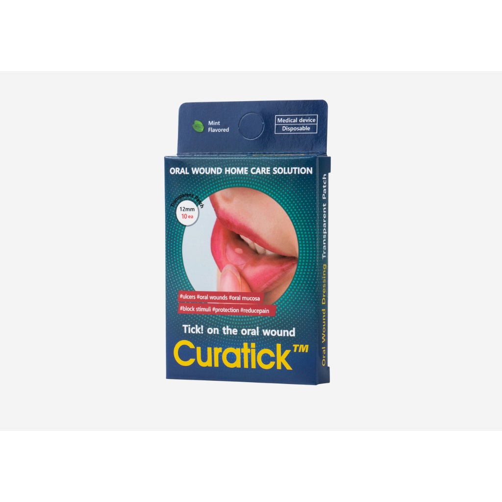 Jual Curatick Oral Wound Dressing -Plester untuk luka mulut | Shopee ...