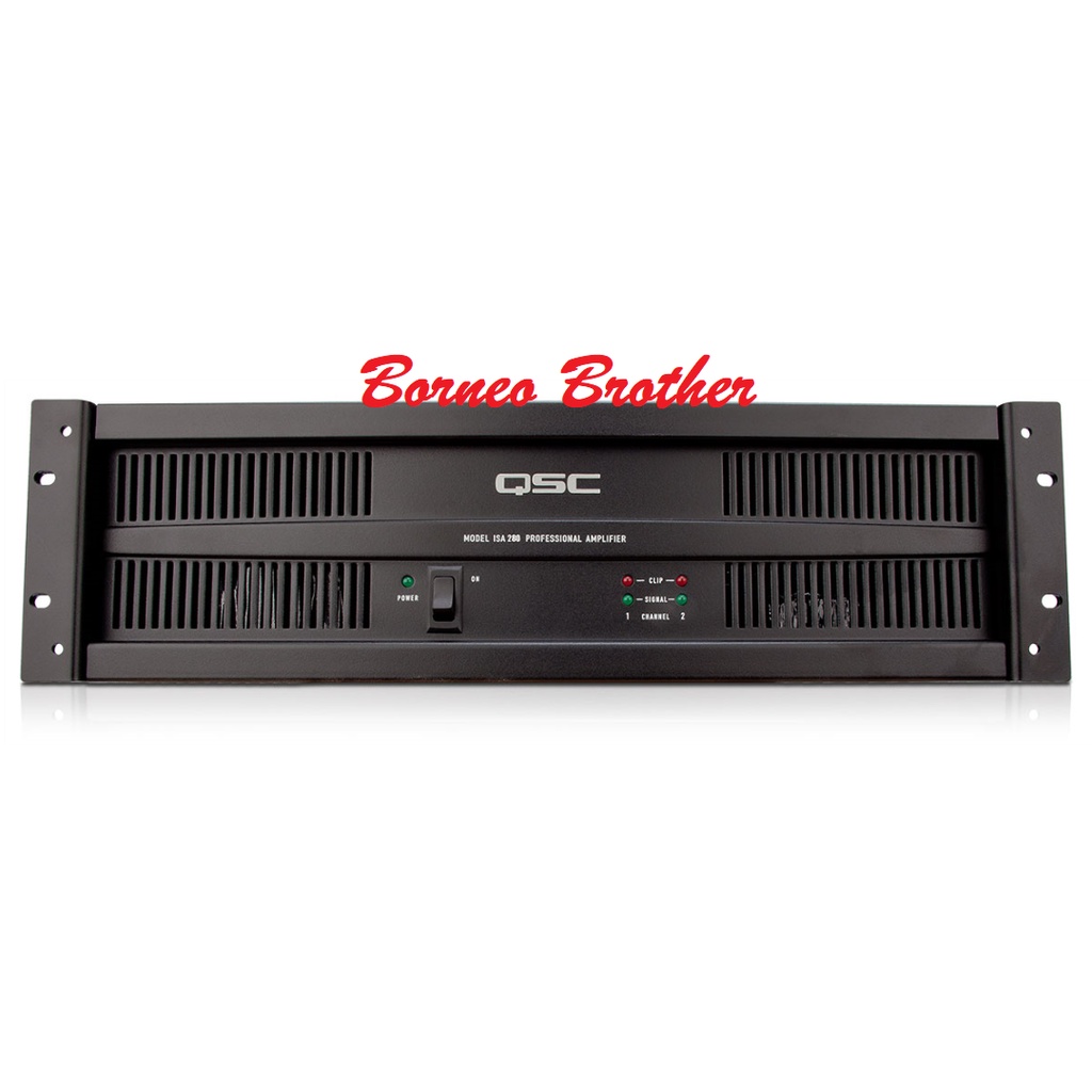 Jual QSC ISA280 ISA 280 Original Power Amplifier 2 x 185 Watt @ 8 Ohm ...