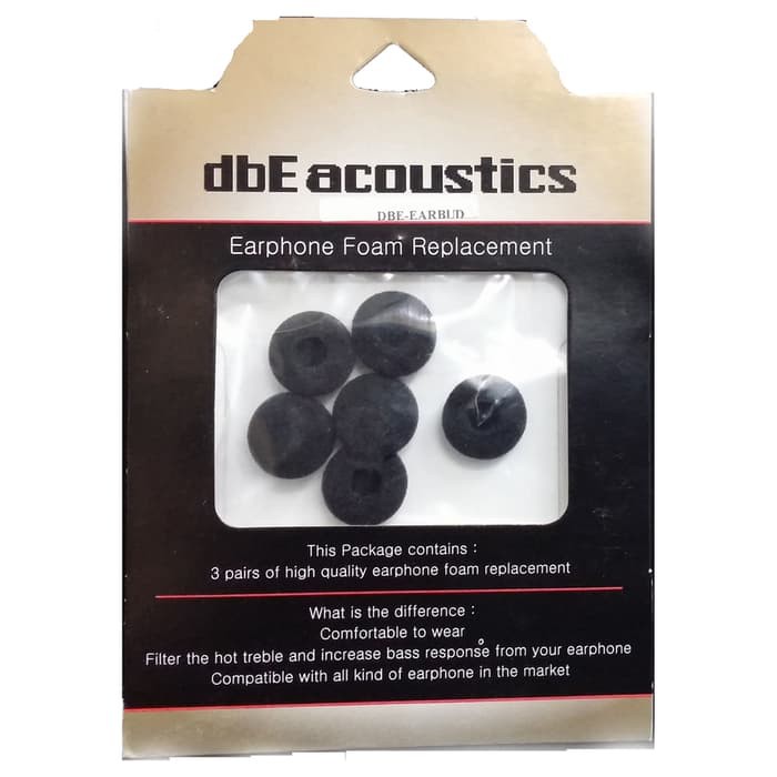 Jual dbE Earphone Foam Replacement (Busa Earphone / Busa Earbud ...