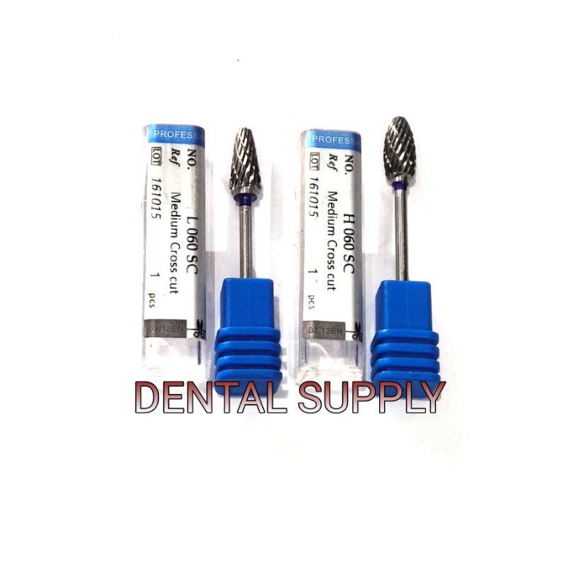 Jual Dental Bur Acrylic/Akrilik Gigi Palsu Type H 060 SC DAN L 060 SC ...