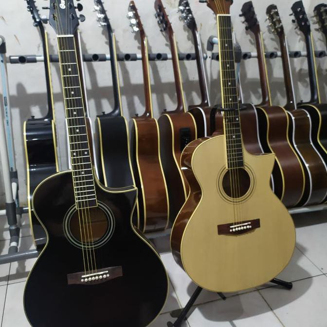 Jual Gitar Akustik Murah Meriah Truss Rod (Tanem Besi) List Kuning ...