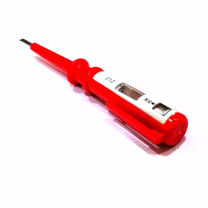 Jual Tespen Test Pen Alat Tes Listrik Obeng Kelistrikan Test Pen Merah ...