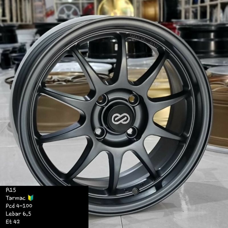 Jual velg racing enkei tarmac ring 15 velg mobil enkei r15 untuk brio ...