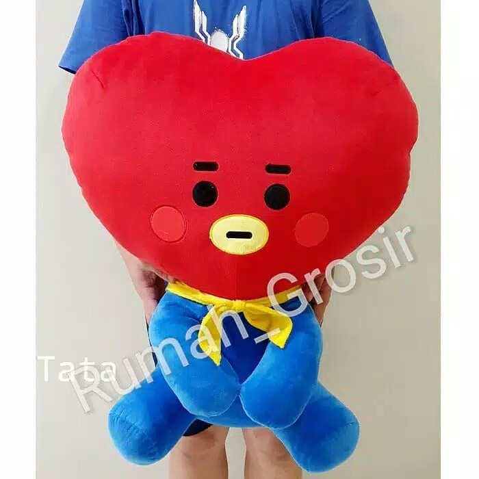 Jual Boneka BTS BT21 Jumbo Cute Baby Sitting Cooky Tata Chimmy Koya Rj ...