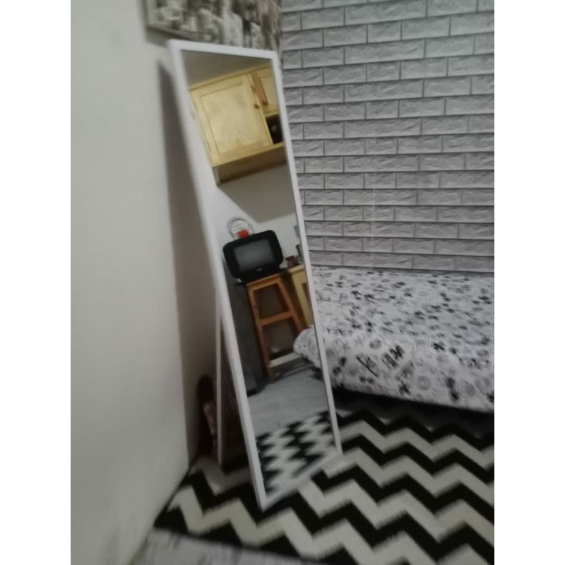 Jual standing mirror cermin berdiri full body kaca cermin 35 x 127 ...