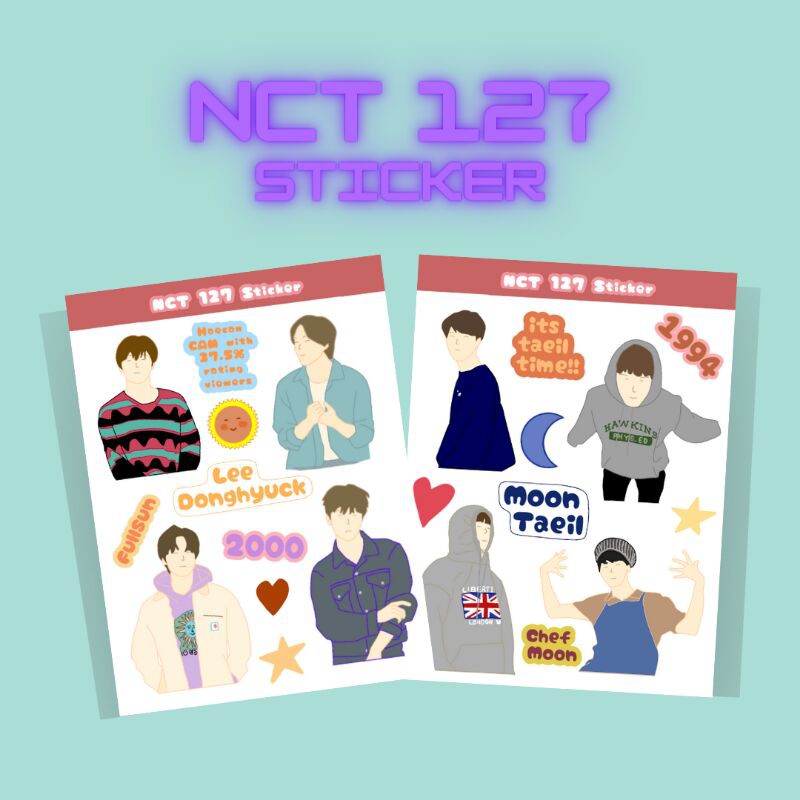 Jual Stiker K-POP | NCT 127 STICKER Member | Shopee Indonesia