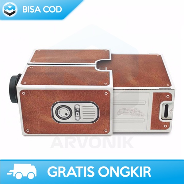 Jual PROYEKTOR LAYAR PEMBESAR SMARTPHONE PORTABLE NOTON BIOSKOP ...