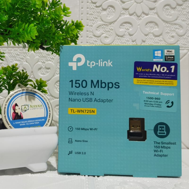 Jual TP-LINK Wireless Nano USB Adapter Resmi TL-WN725N TLWN725N TL ...