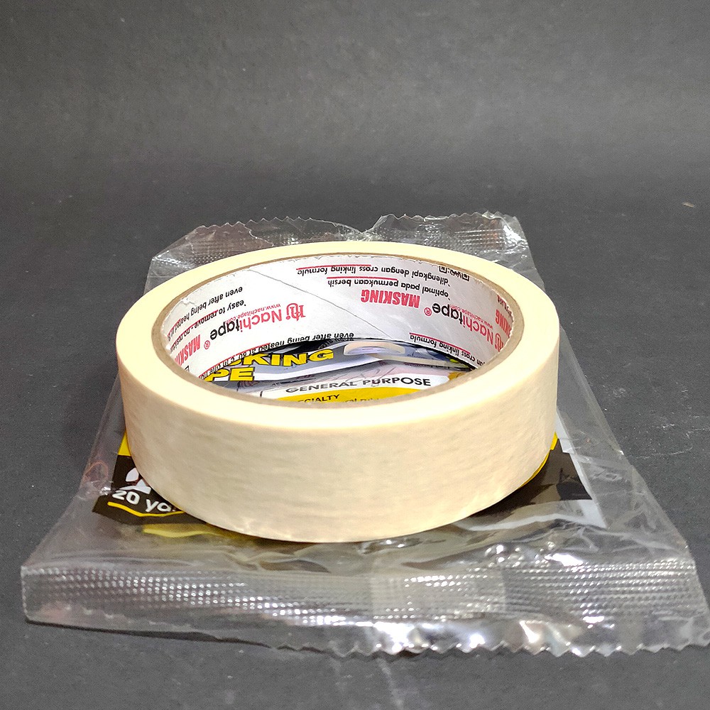 Jual LAKBAN KERTAS 1 INCH 21 METER / MASKING TAPE | Shopee Indonesia