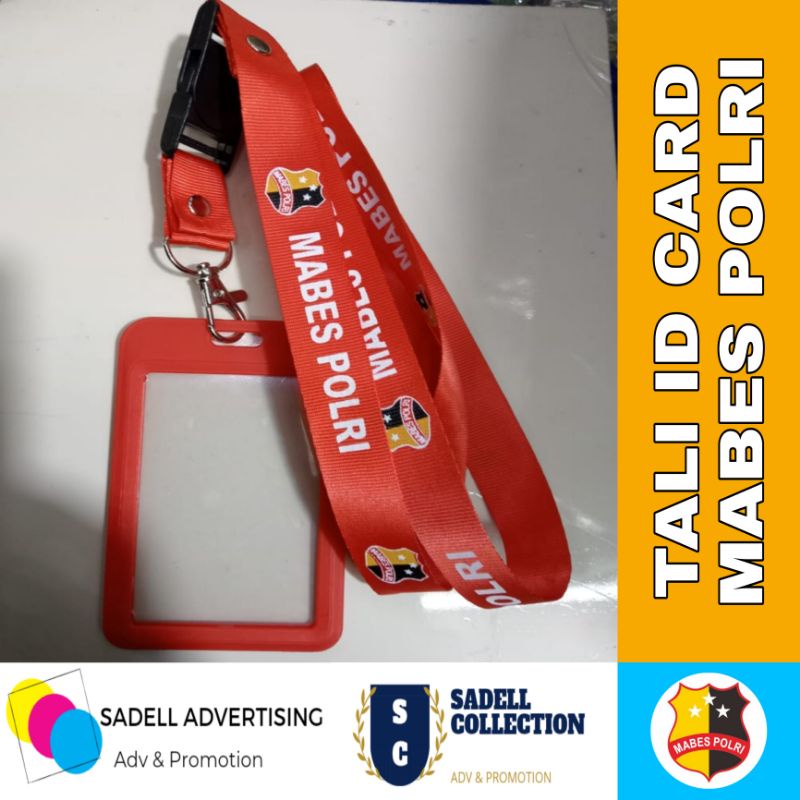 Jual Tali Id Card Mabes Polri Merah | Shopee Indonesia
