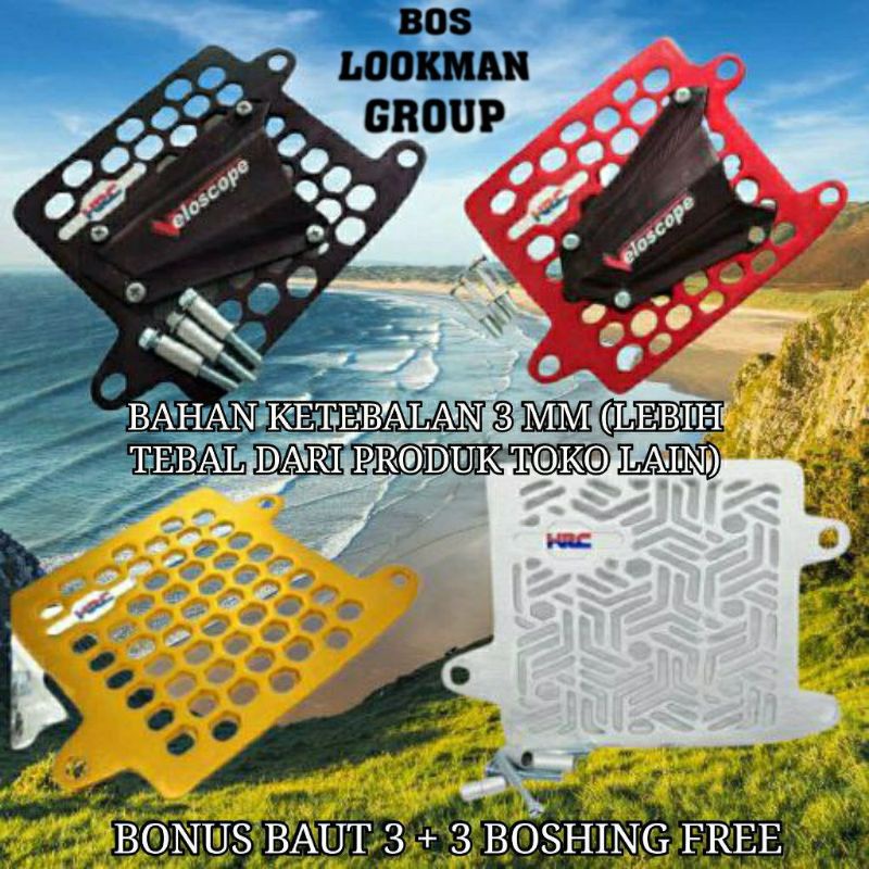 Jual Tutup Cover Radiator Aluminium Matic Honda Variasi Warna Adv Vario ...