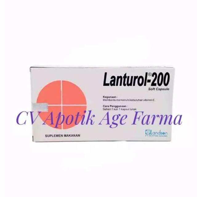 Jual Lanturol-200 Soft Caps isi 100 (Landson) | Shopee Indonesia