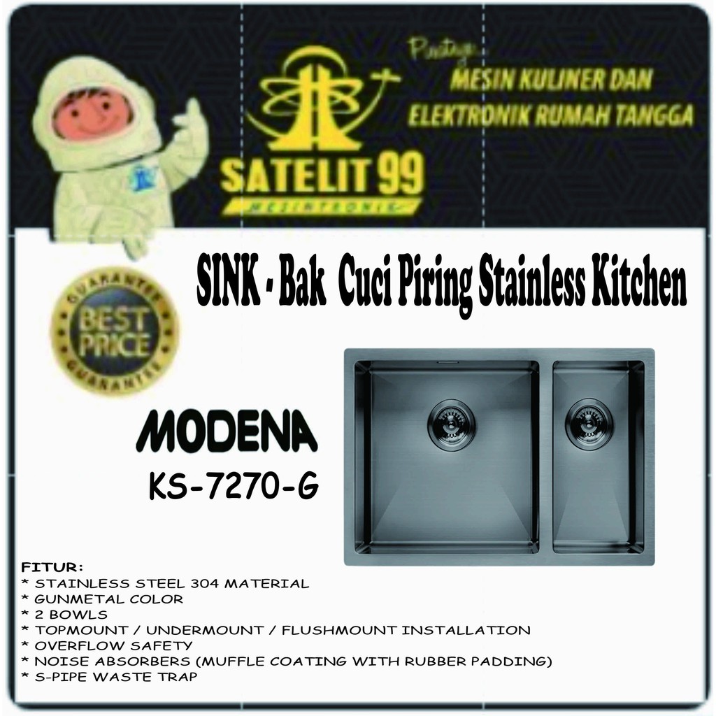 Jual KITCHEN SINK - MASSENZA MODENA KS-7270-G | Shopee Indonesia