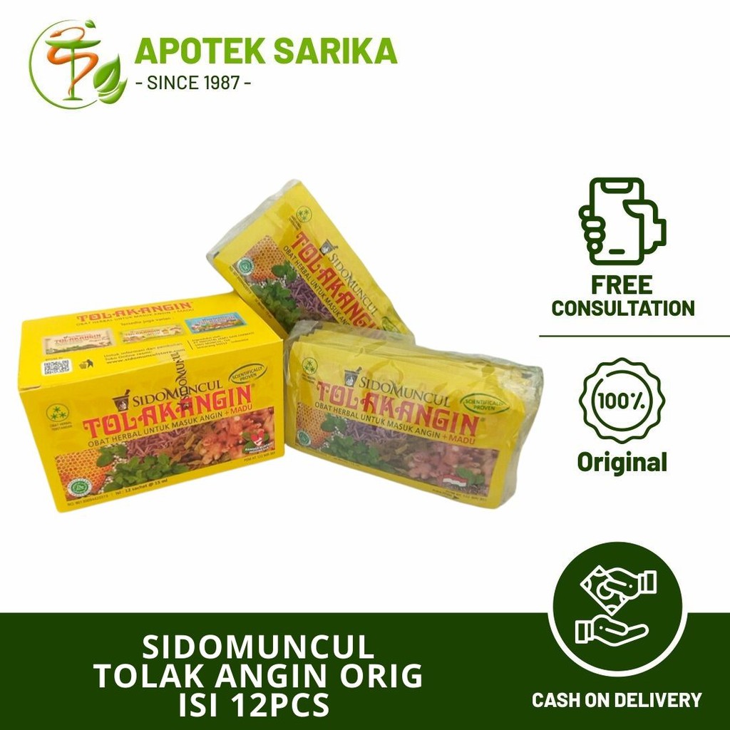 Jual Tolak Angin Cair Sachet 15ml (Membantu Meredakan Masuk Angin ...