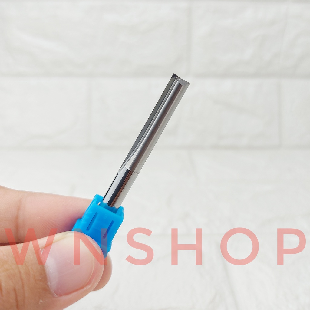 Jual End Mill STRAIGHT 2 Flute Carbide 6mm Endmill Mata CNC Kayu ...