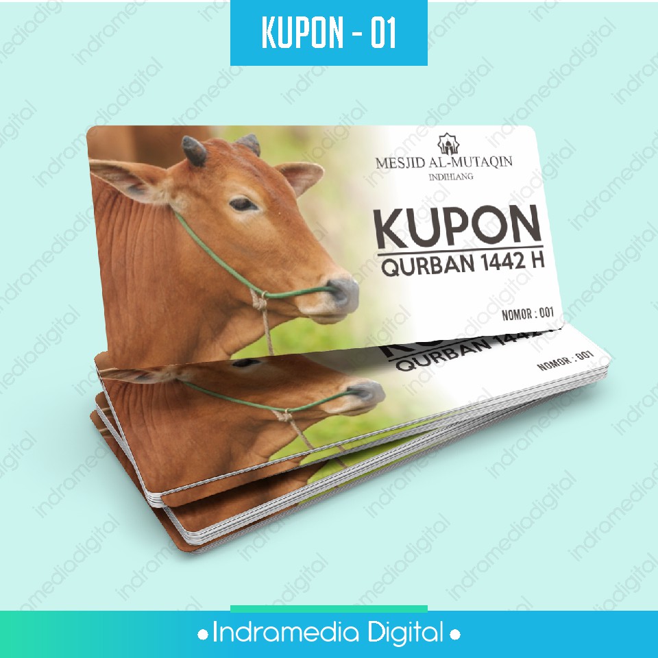 Jual CETAK KUPON QURBAN KURBAN MURAH UNTUK ACARA IDUL ADHA | Shopee Indonesia