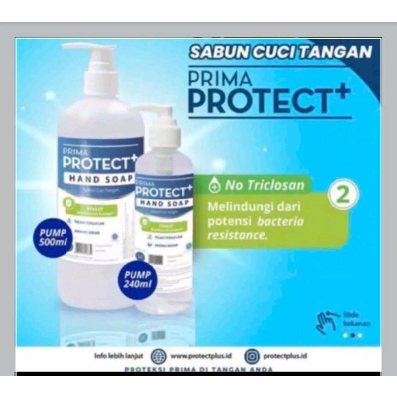Jual PRIMA PROTECT + HANDS SOAP 240 ML | Shopee Indonesia