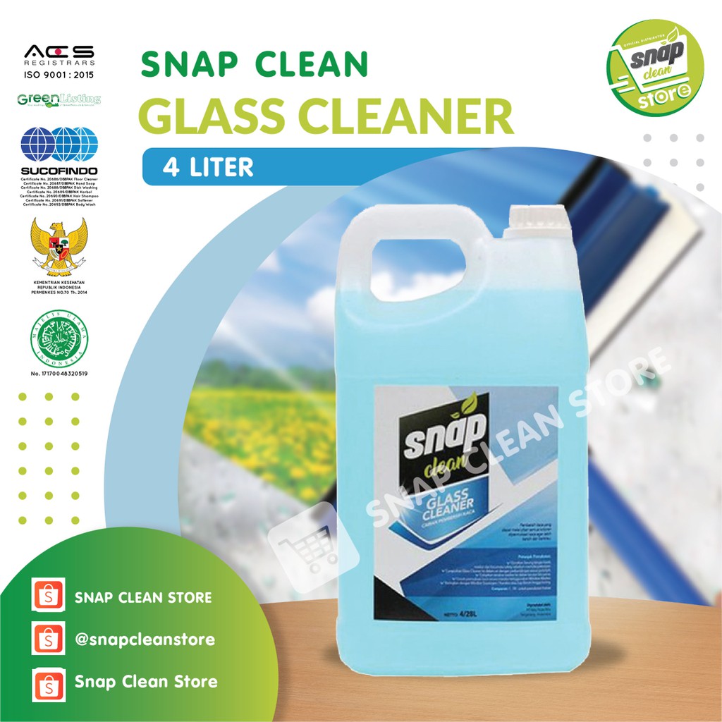 Jual Snap Clean - Glass Cleaner (Sabun Pembersih Kaca) | Shopee Indonesia