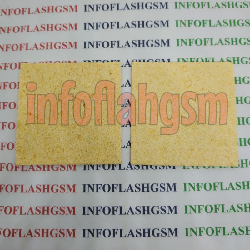 Jual Spons Busa Foam Pembersih Mata Solder 6x6 cm | Shopee Indonesia